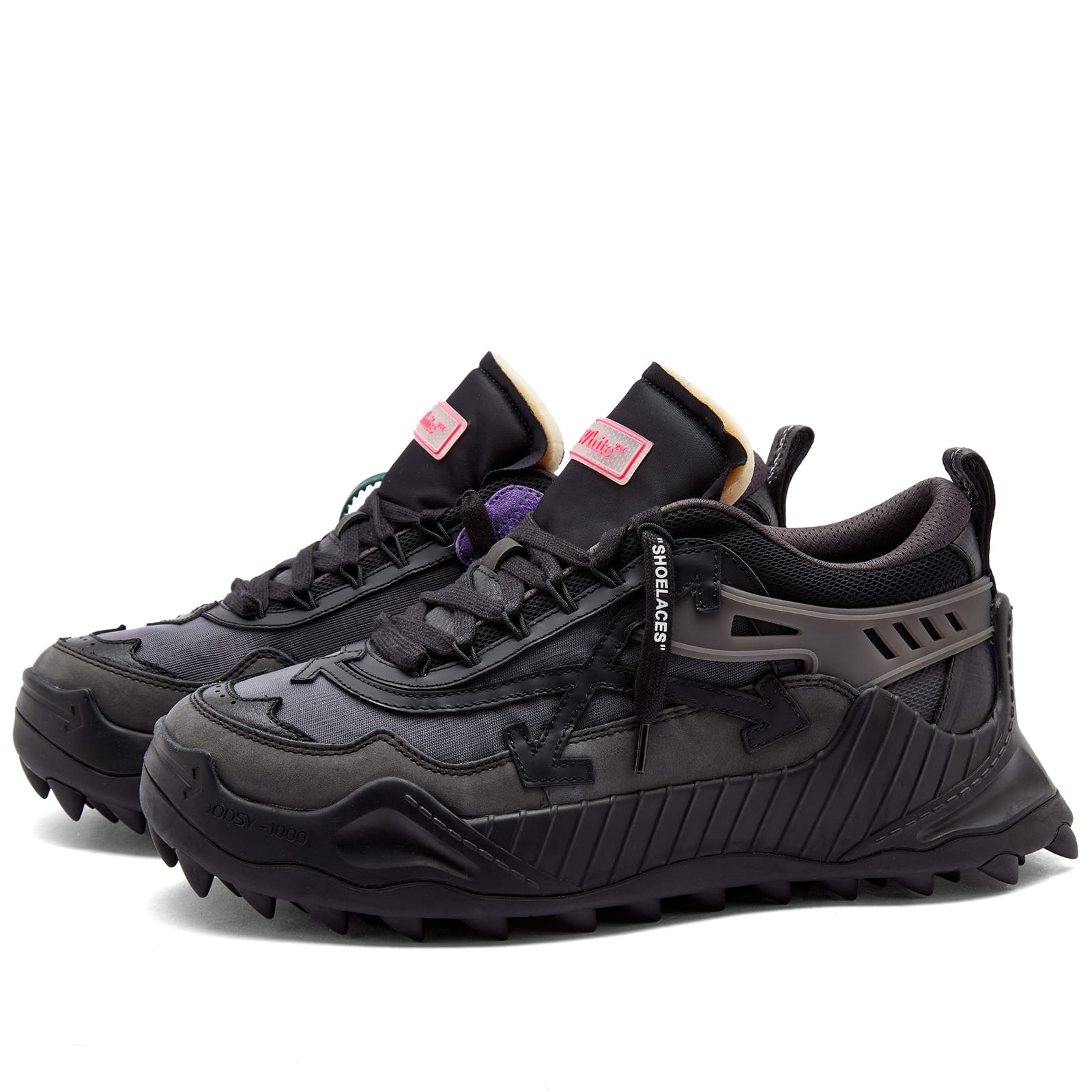 Off White 1000 shoes Off-White ODSY-1000 Blue Polyester Trainers Size 44 EU main image 4
