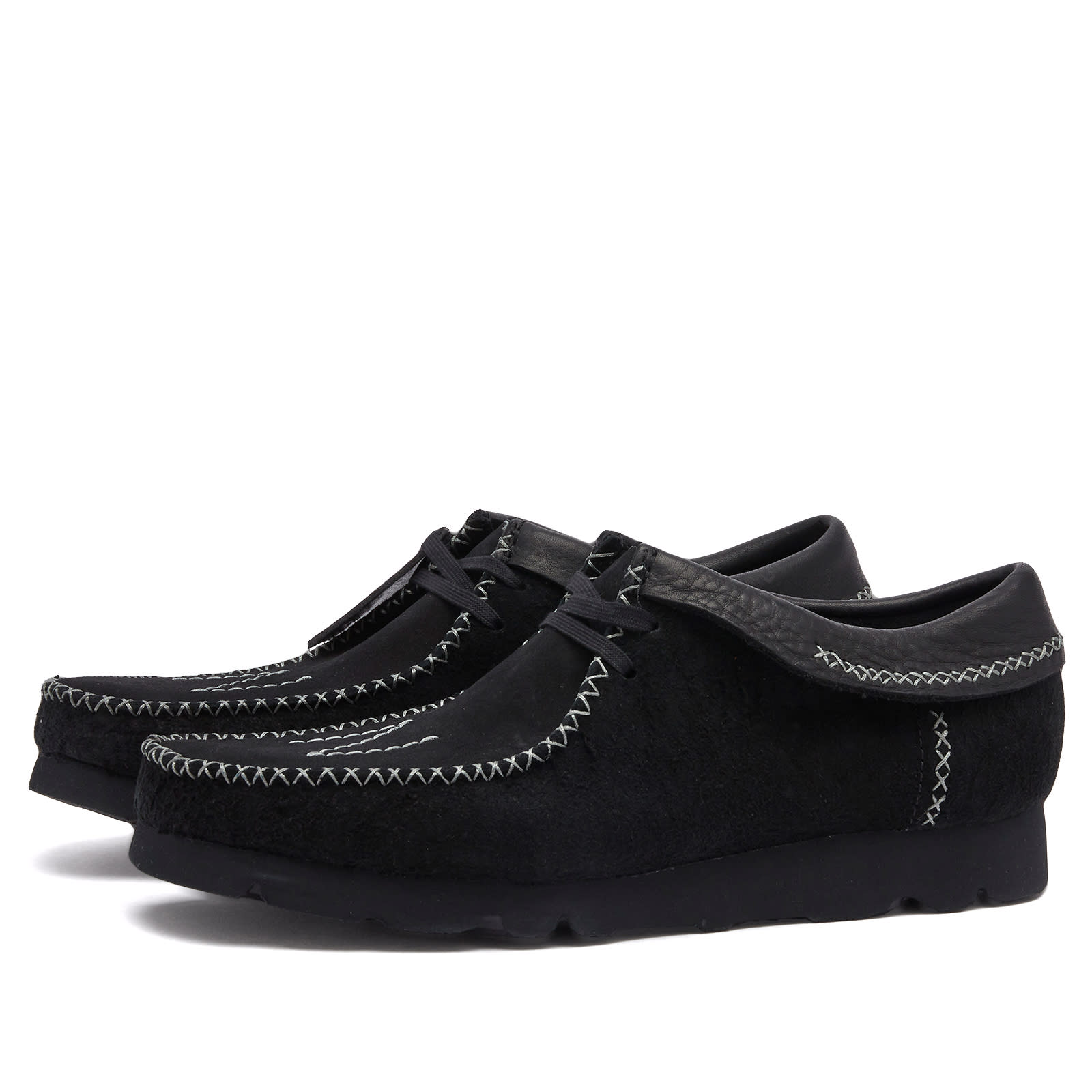 Clarks X Neighborhood Wallabee - Black | Editorialist