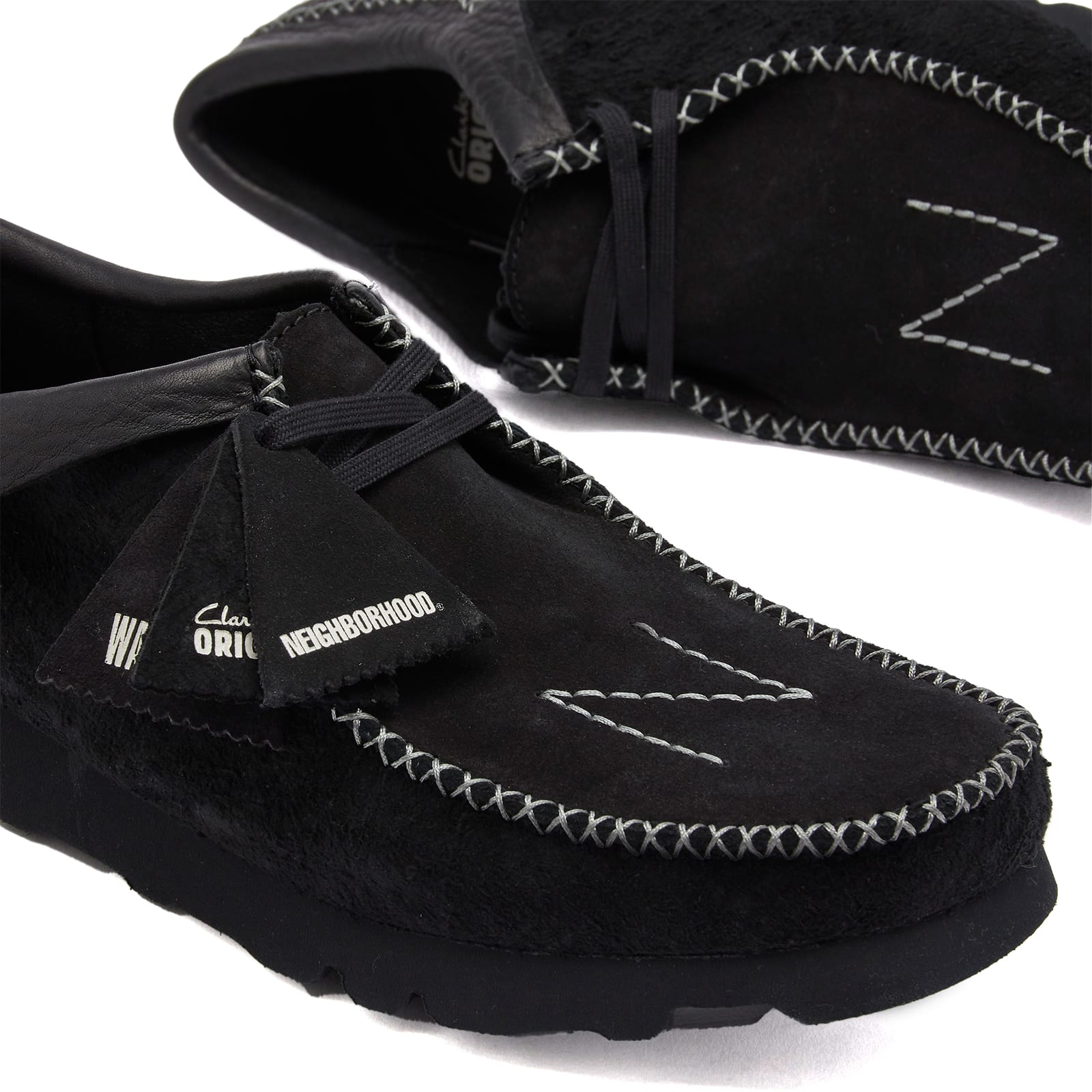 Clarks X Neighborhood Wallabee - Black | Editorialist