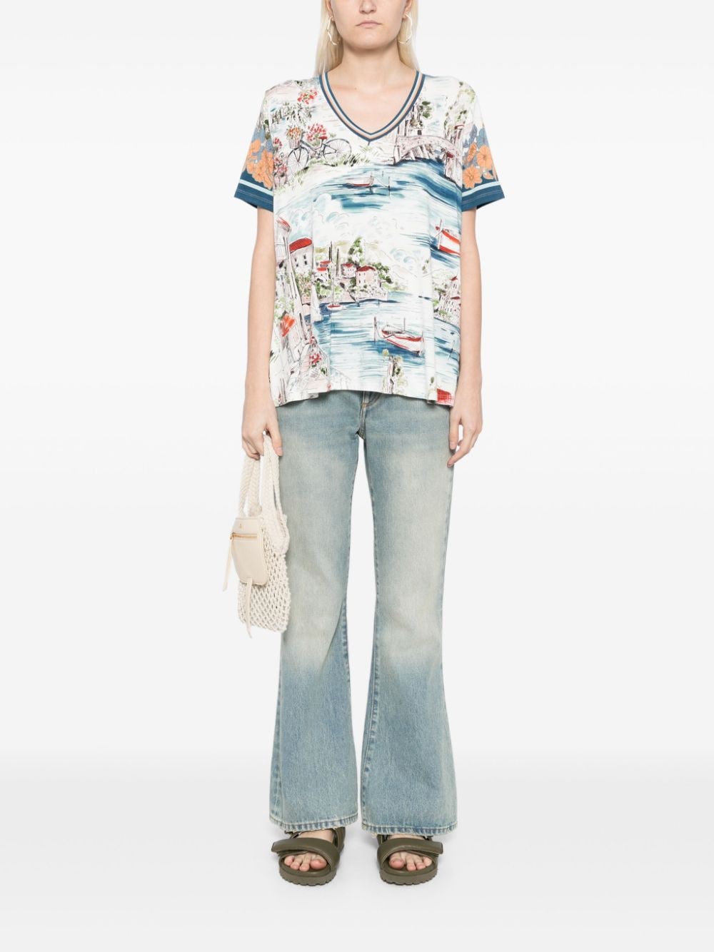 JOHNNY WAS Johnny Was Janie Printed T-Shirt