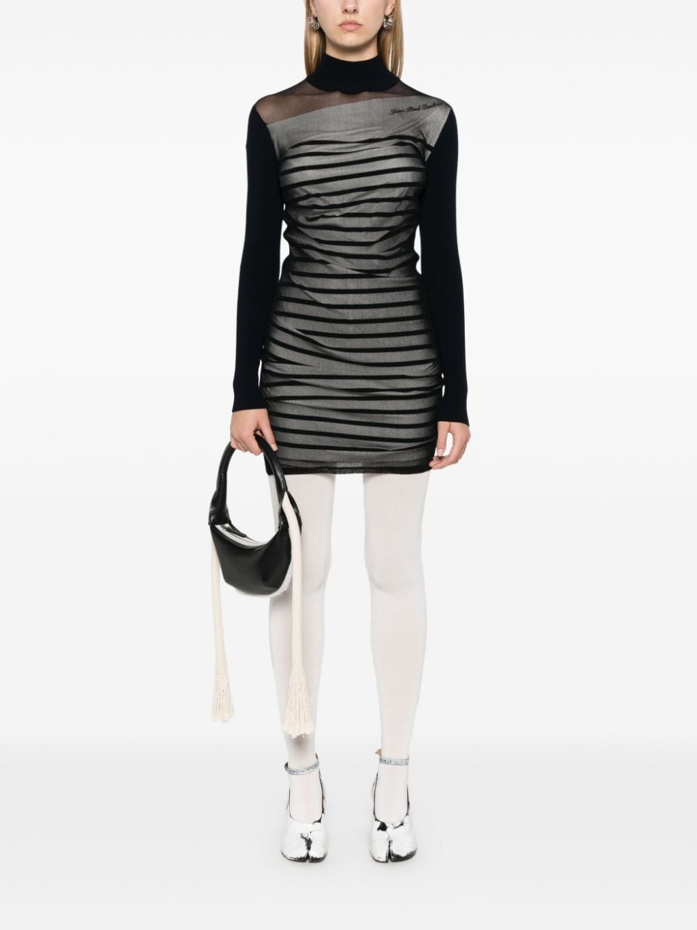 JEAN PAUL GAULTIER Jean Paul Gaultier Striped Mini Dress
