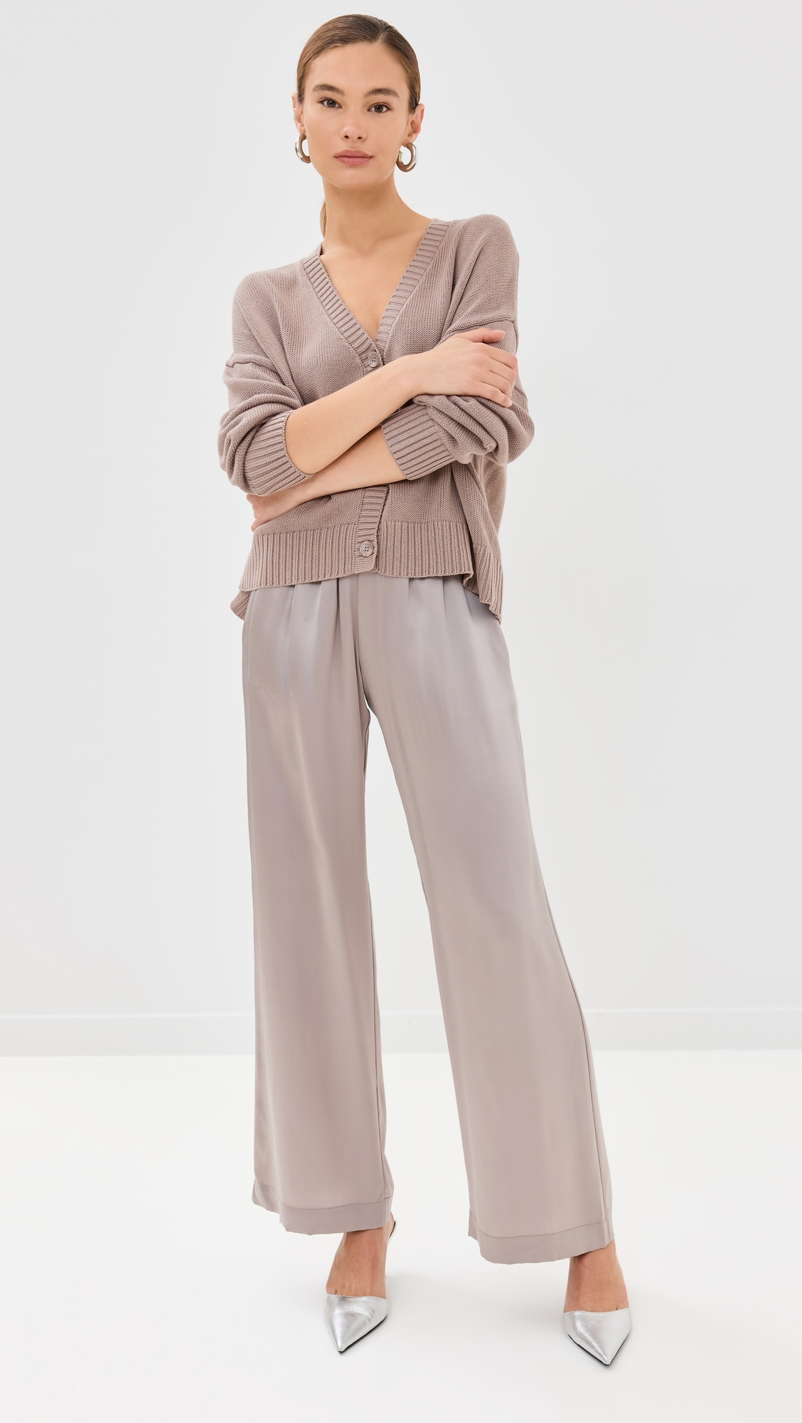 SABLYN Brynn Wide Leg Silk Pants