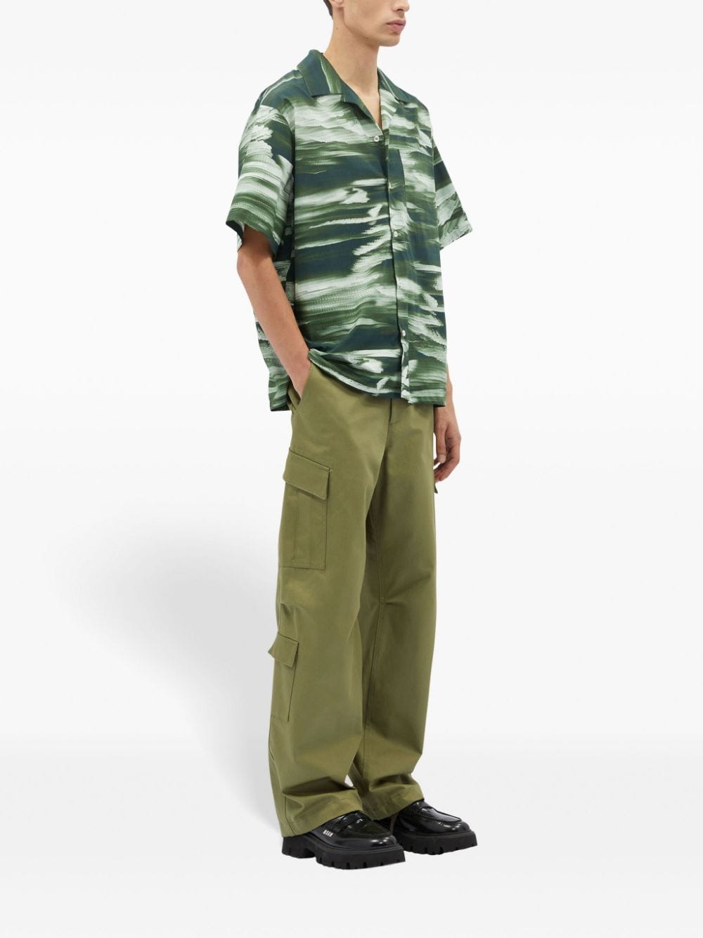MSGM MSGM Drawstring Cargo Trousers