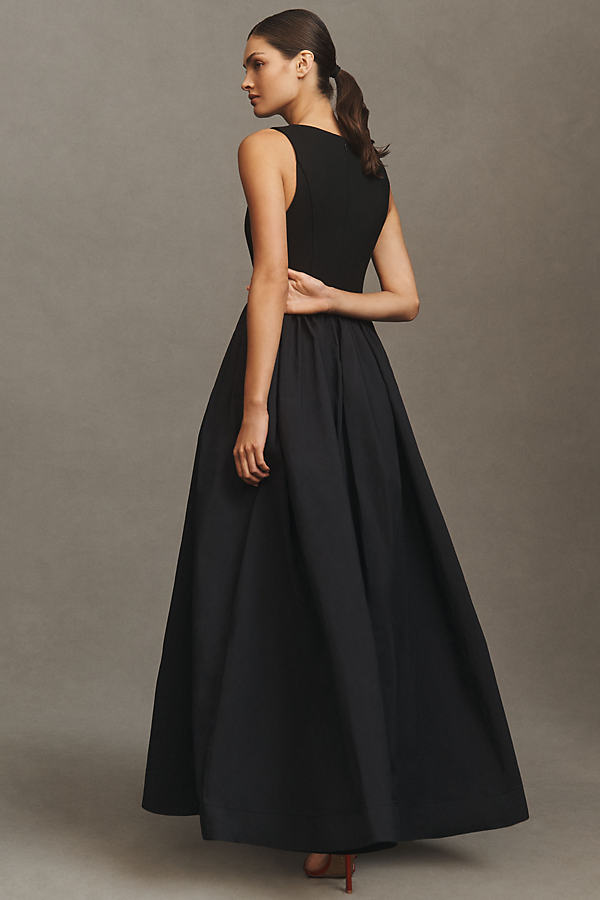 bhldn jemma scoop-neck corset fit & flare maxi dress VIOLET WEEKEND JUNIORS' FLORAL EMBROIDERED CORSET TOP GOWN – Kelly Grace  Brands main image 0