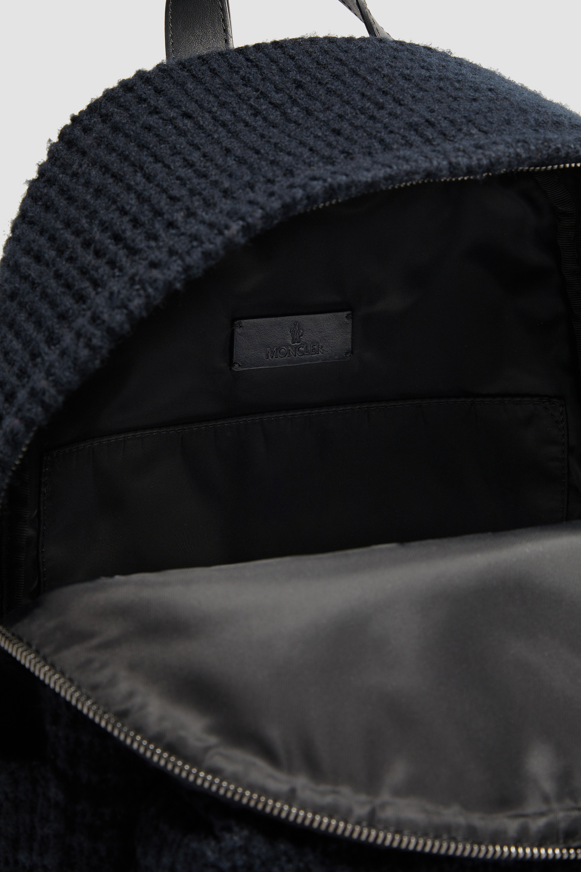 MONCLER ネイビーバックパック Dark Blue New Pierrick Water-Repellent Backpack - Bags & Small