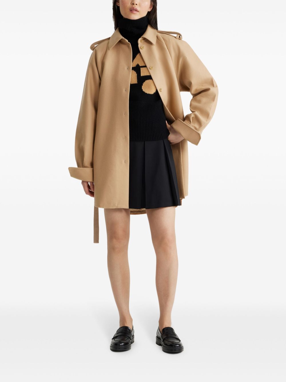 PATOU Patou Mini Shirt Dress