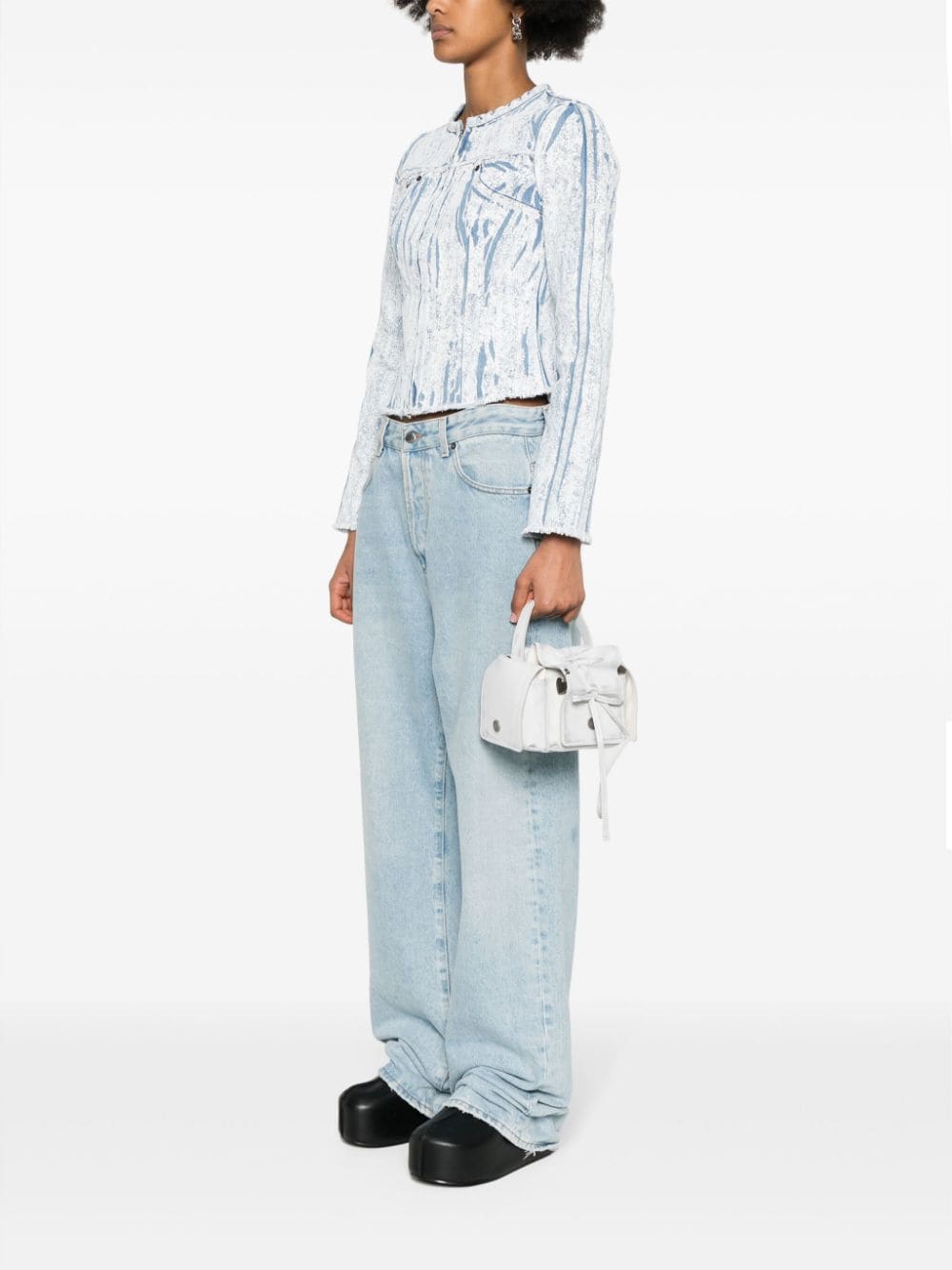 ACNE STUDIOS Acne Studios Logo-Pendant Leather Mini Bag