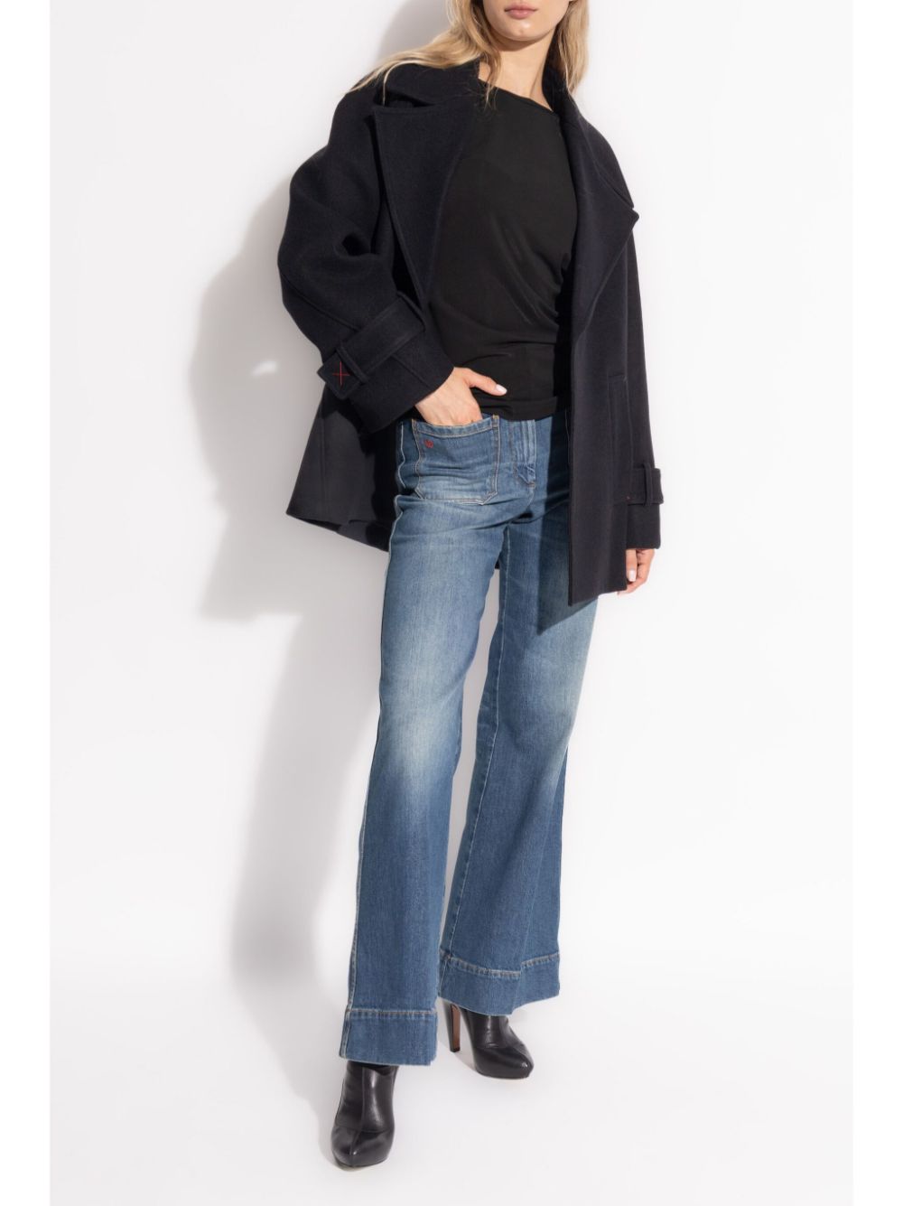 VICTORIA BECKHAM Victoria Beckham Wool Double-Breasted Coat