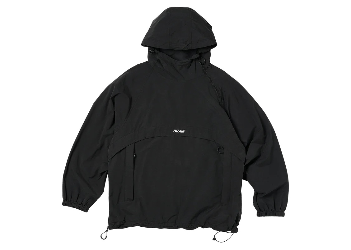 Palace Cycling Zip Jacket - Black/Silver | Editorialist