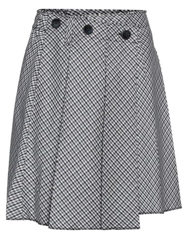 MAJE Mini Pleated Checked Skirt