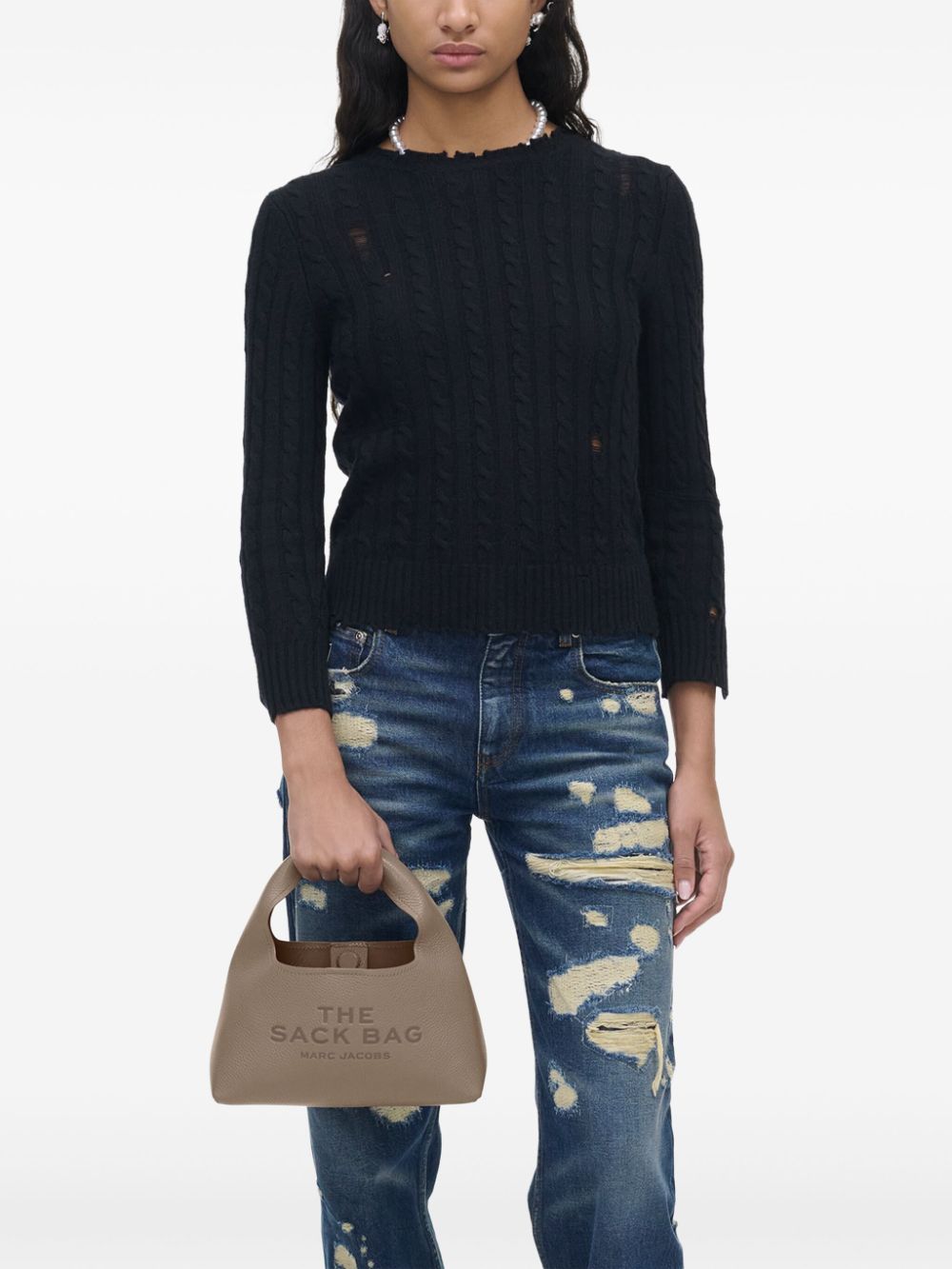 MARC JACOBS Marc Jacobs The Leather Mini Sack Bag