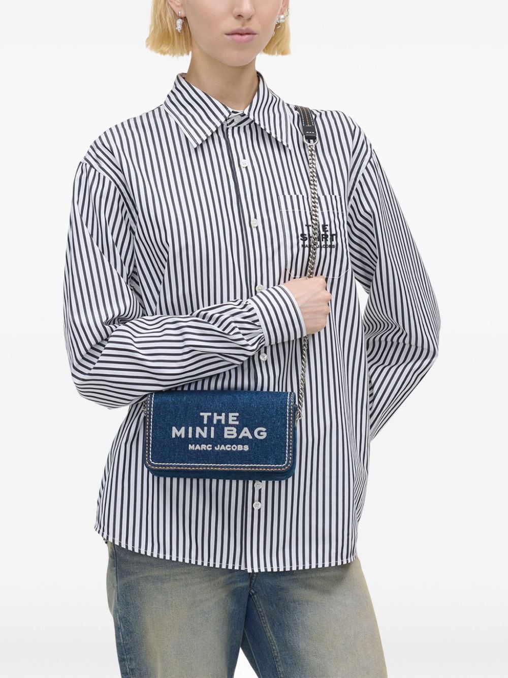 MARC JACOBS Marc Jacobs Denim Mini Chain Bag