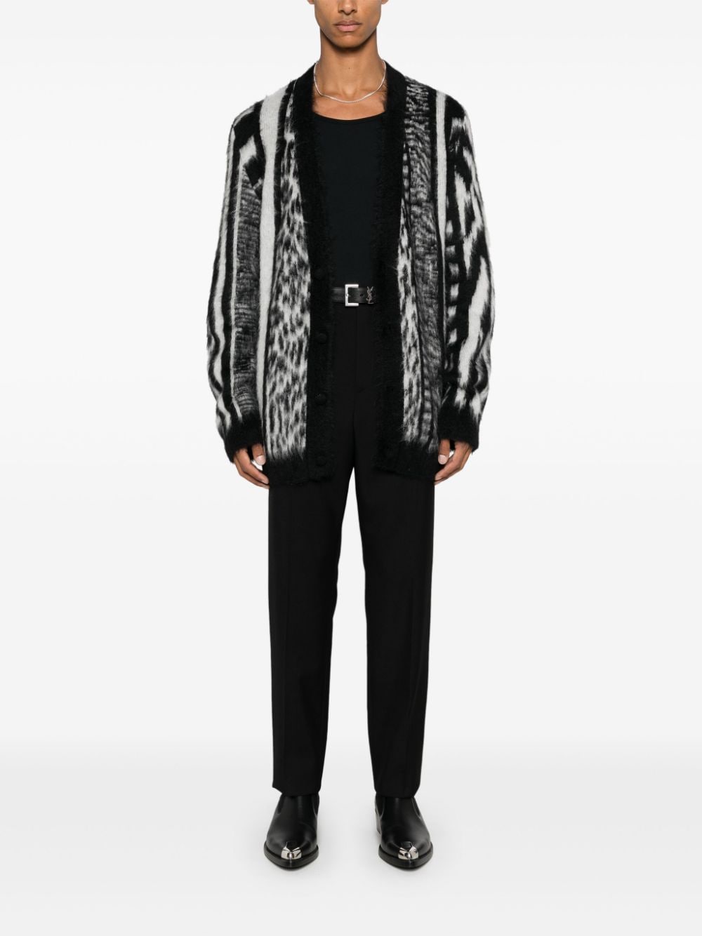 SAINT LAURENT Saint Laurent Gabardine Wool Trousers