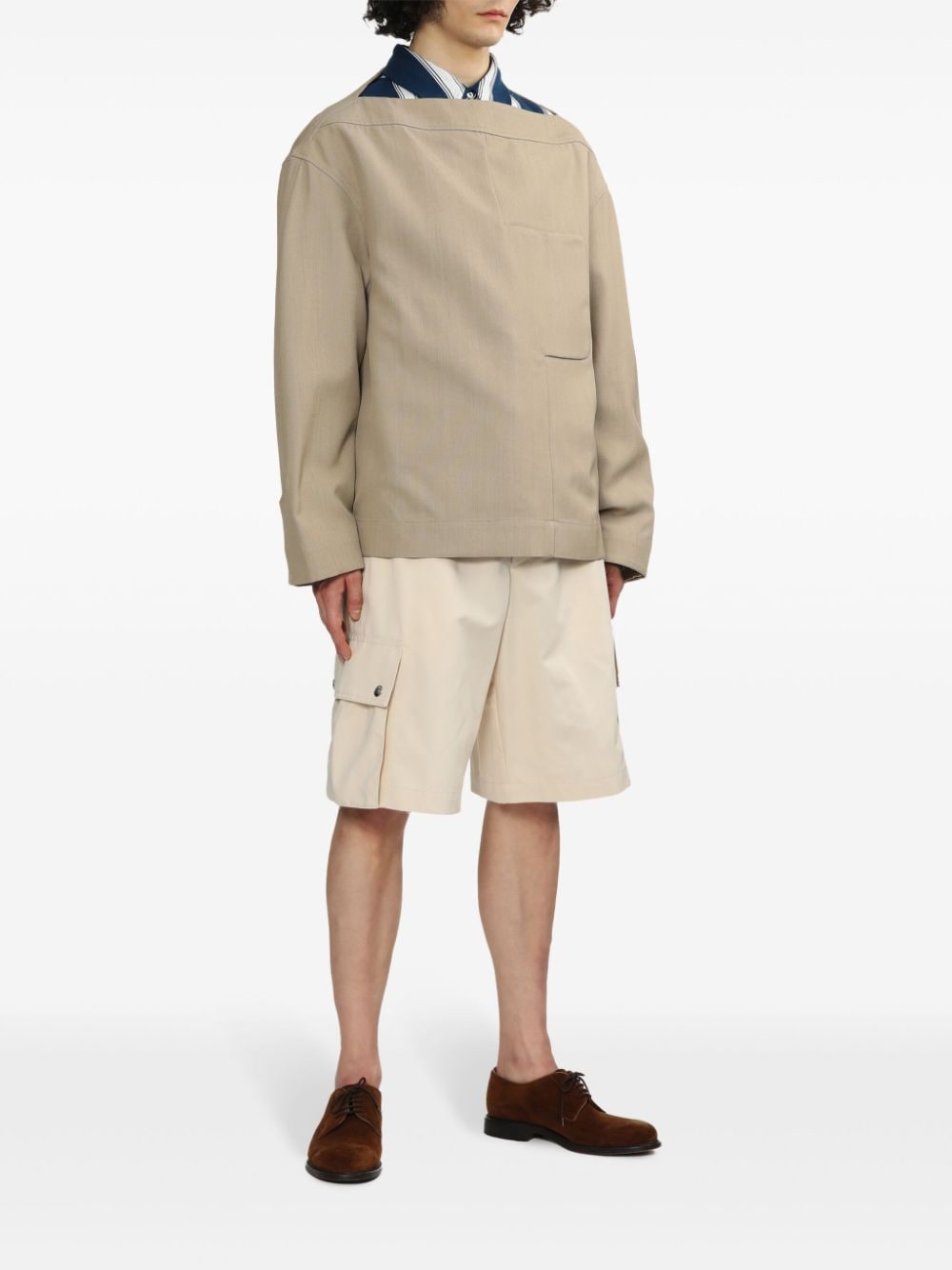 JACQUEMUS Jacquemus Belted Cargo Shorts