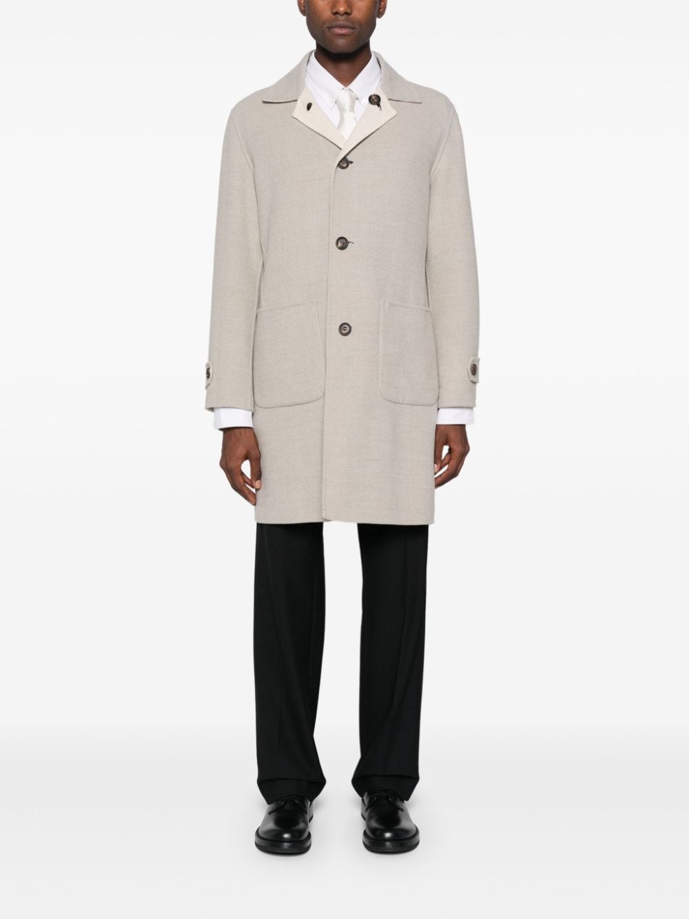 ELEVENTY Eleventy Reversible Wool Coat