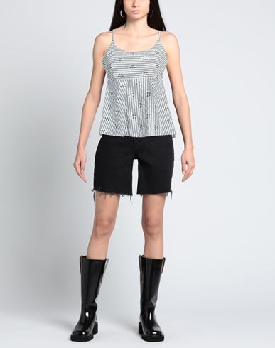 TRUSSARDI Peplum Top with Floral Appliqués