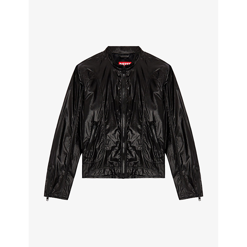 DIESEL J-CLAYS 短丈　ナイロンジャケット Diesel J-Clays Regular-Fit Zip-Up Shell Jacket - 9xx | Editorialist