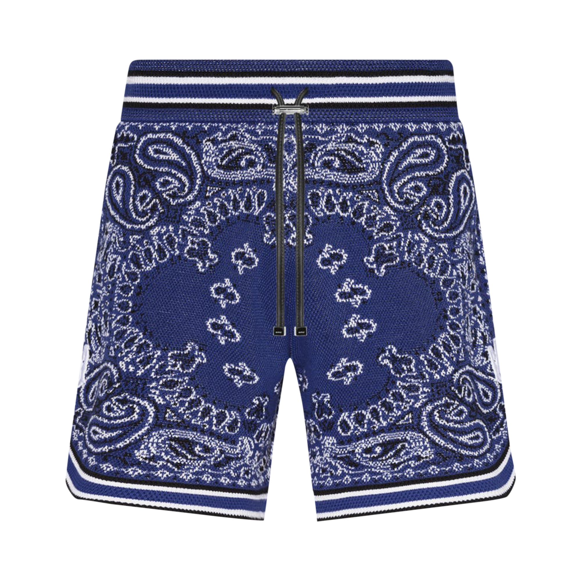 Amiri Bandana B-Ball Short In Blue | Editorialist