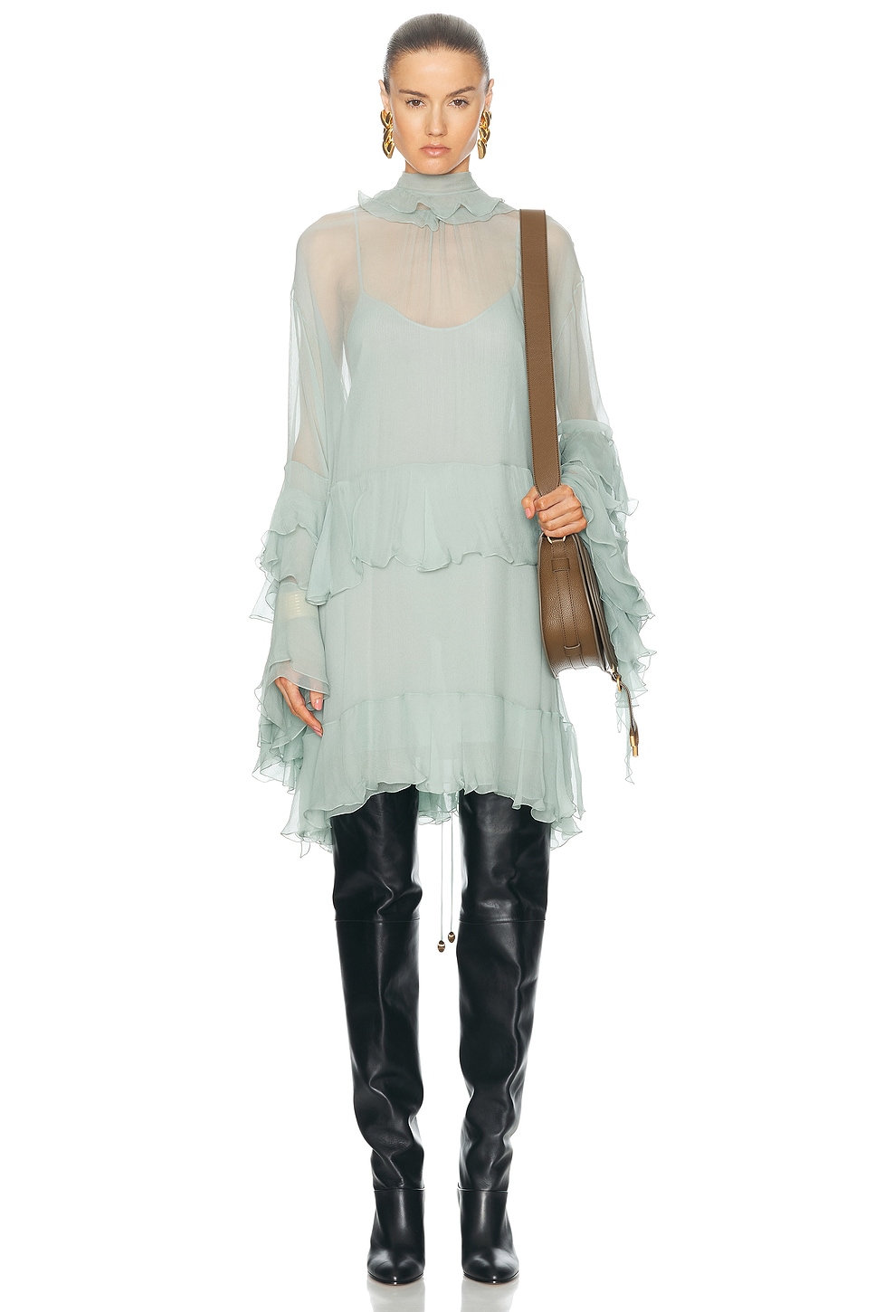 chloe mint green dress Chloe ( by Phoebe Philo ) S/S 2005 runway green dress – InLouve