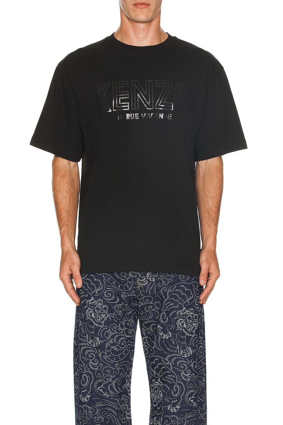 KENZO Tシャツ Kenzo Archive 1970 Oversize T-Shirt In Black - 66% Off | Editorialist