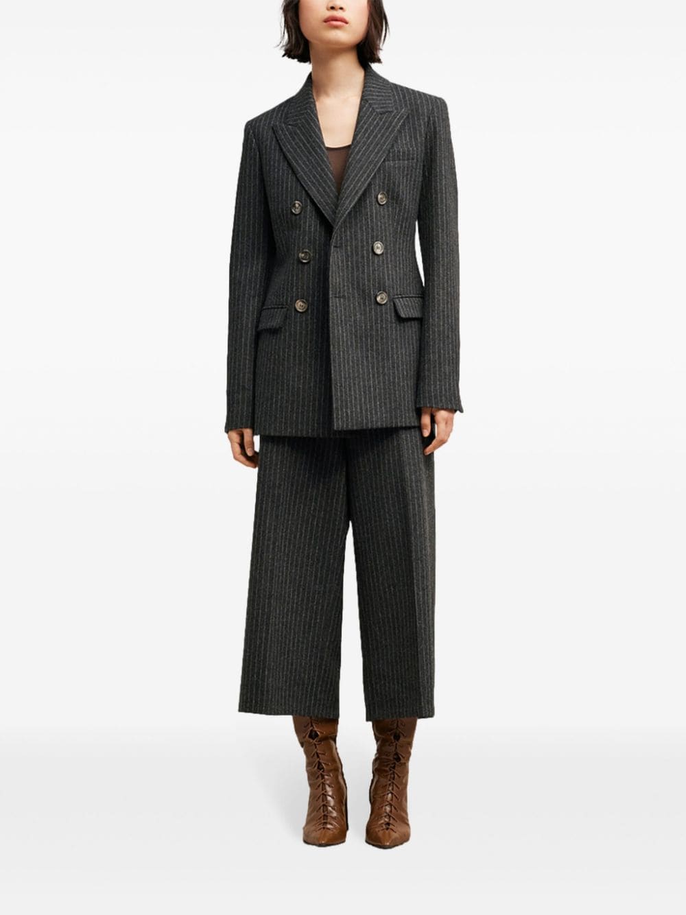 AMI AMI Paris Double-Breasted Wool Coat