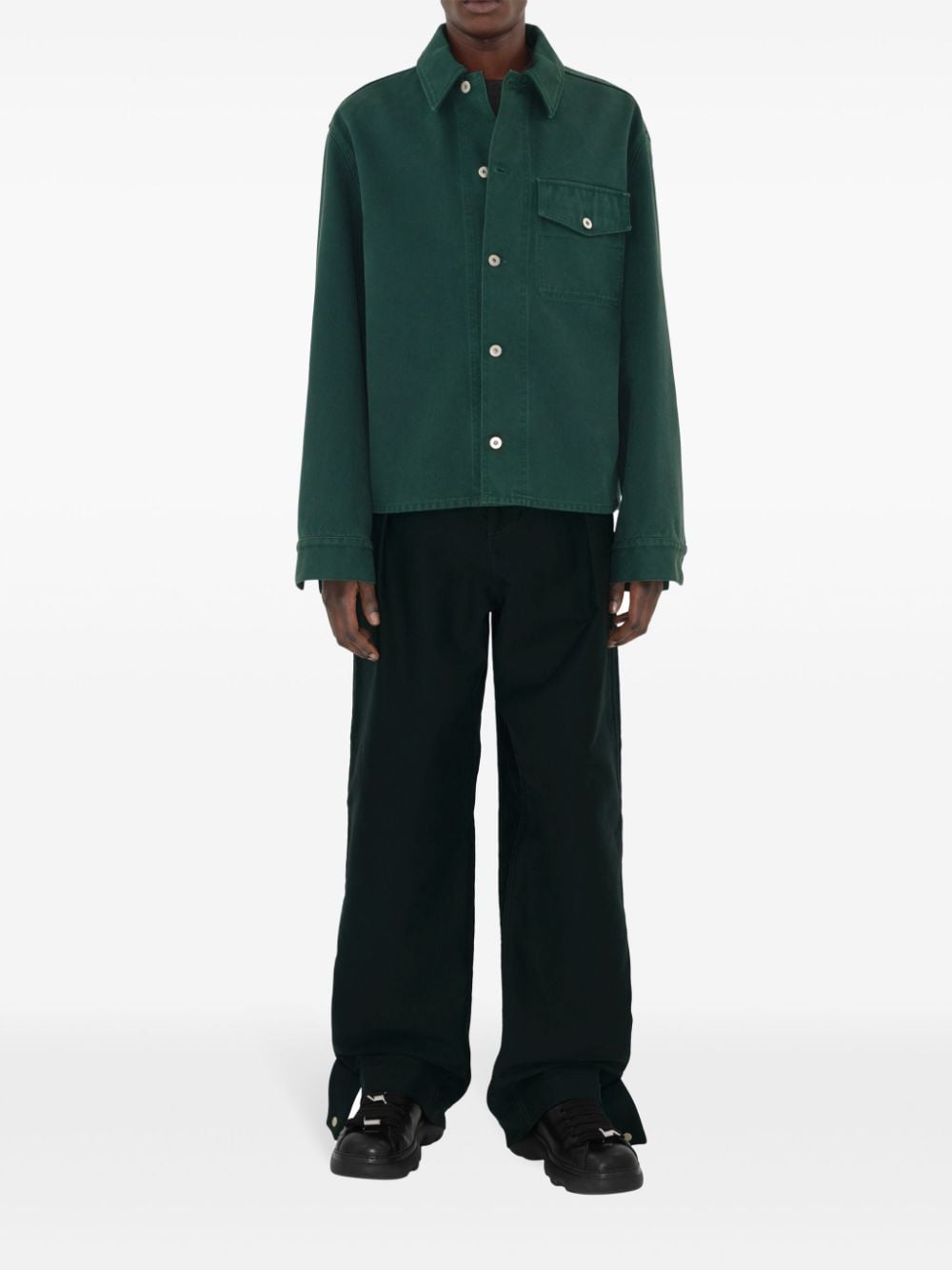 BURBERRY Burberry Equestrian Knight Motif Cotton Jacket