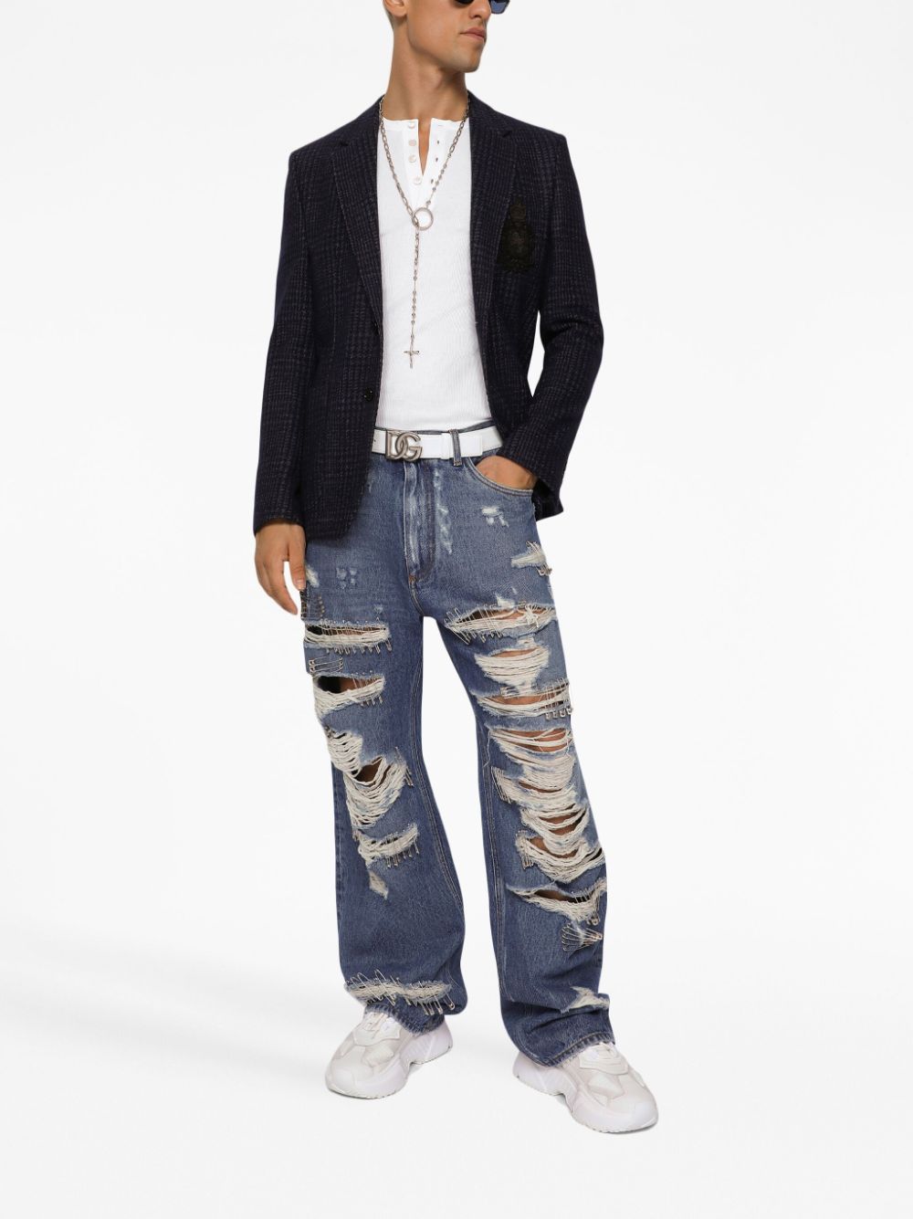 DOLCE & GABBANA button placket t-shirt
