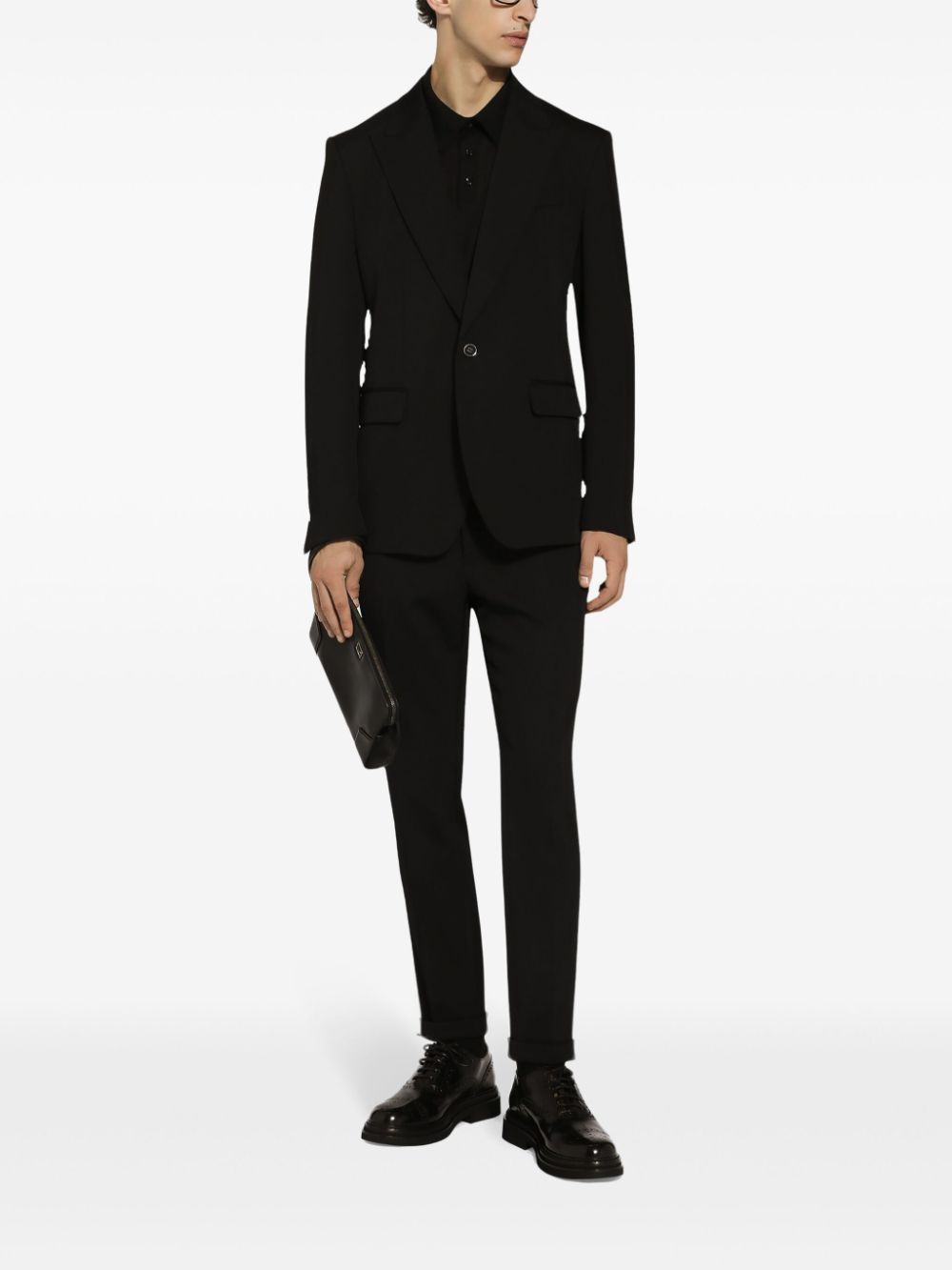 DOLCE & GABBANA Dolce & Gabbana Peak Lapel Single-Breasted Jacket