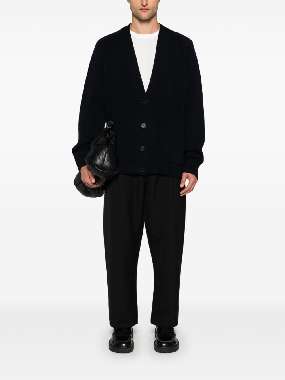 トップス STUDIO NICHOLSON Lambswool 7G Cardigan STUDIO NICHOLSON Lambswool 7G Cardigan 【公式通販】