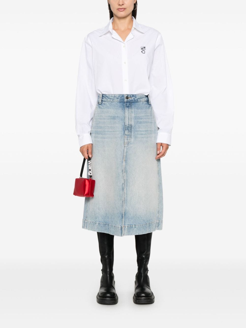 MOSCHINO MOSCHINO JEANS Logo-Print Shirt