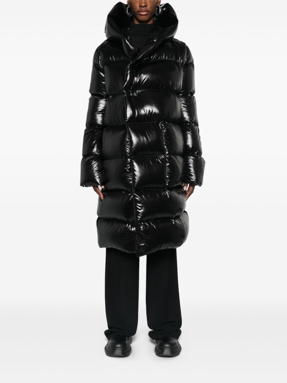 RICK OWENS Hooded Puffer Jacket
