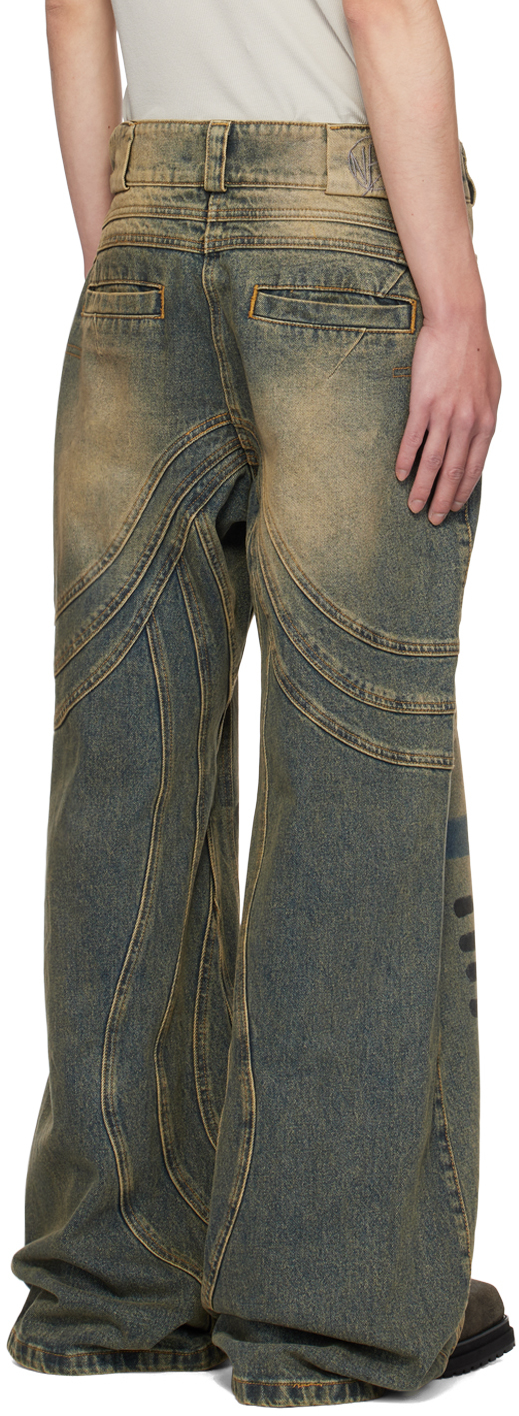 No/Faith Studios Wave Jeans In Blue - 38% Off | Editorialist