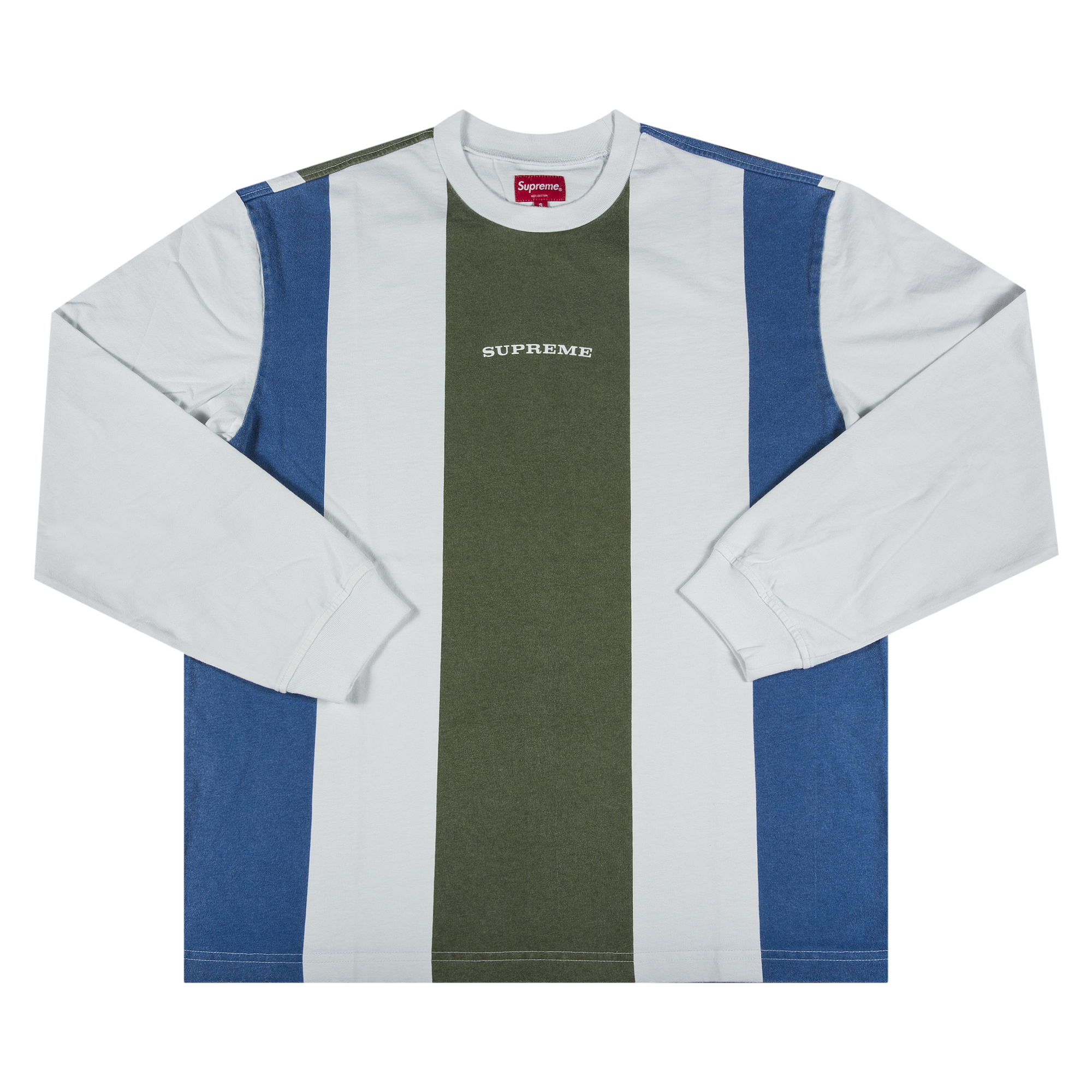 Supreme Stripe Pocket Long-Sleeve Top - Pink | Editorialist