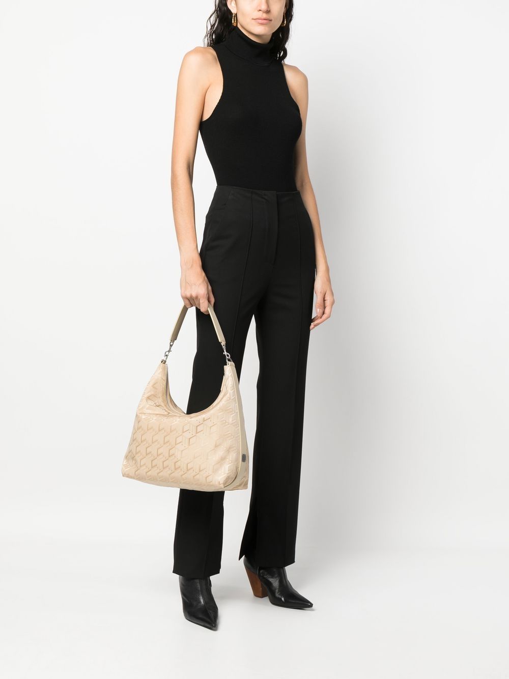 MCM MCM Aren Monogram Jacquard Tote Bag