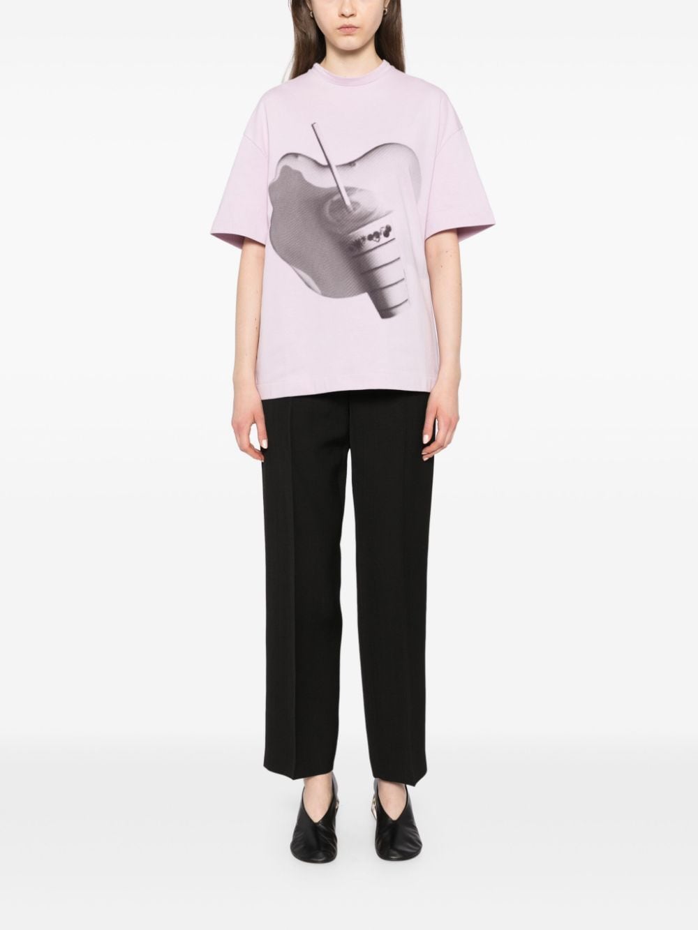 JIL SANDER Jil Sander Straight-Leg High-Waist Trousers