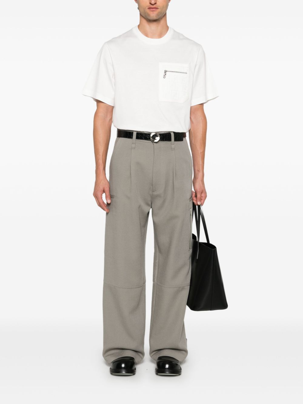 FENDI ff-detailed t-shirt