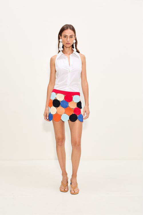 SIMONMILLER SIMONMILLER Crochet Beep Beep Mini Skirt