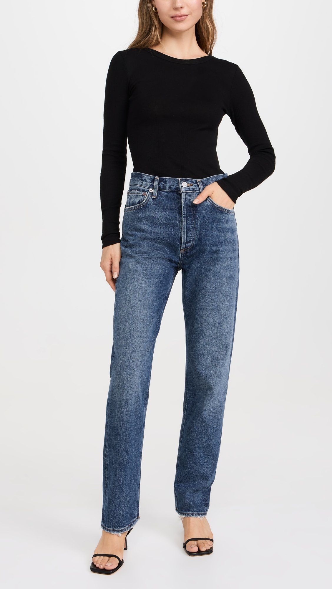 AGOLDE AGOLDE 90s Pinch Waist High Rise Straight Jeans