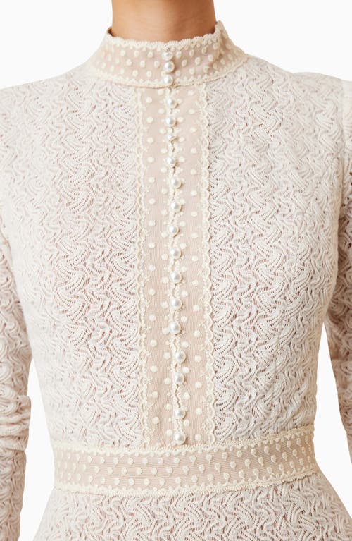 bella long sleeve textured knit dress elliatt Elliatt Bella Long Sleeve Textured Knit Dress In Ivory - 60% Off