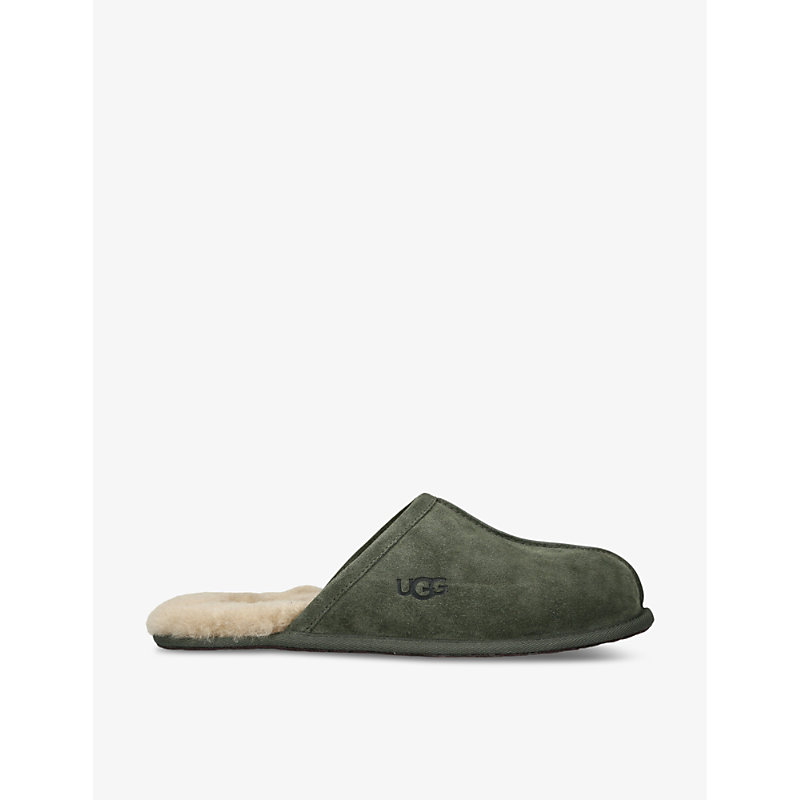 UGG Scuff Men Suede Slippers Green UGG Tasman slippers for Men - Green in USA | Level Shoes main image 3