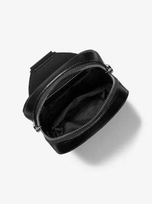 Michael Kors Rivington Leather Sling Pack In Red - 80% Off