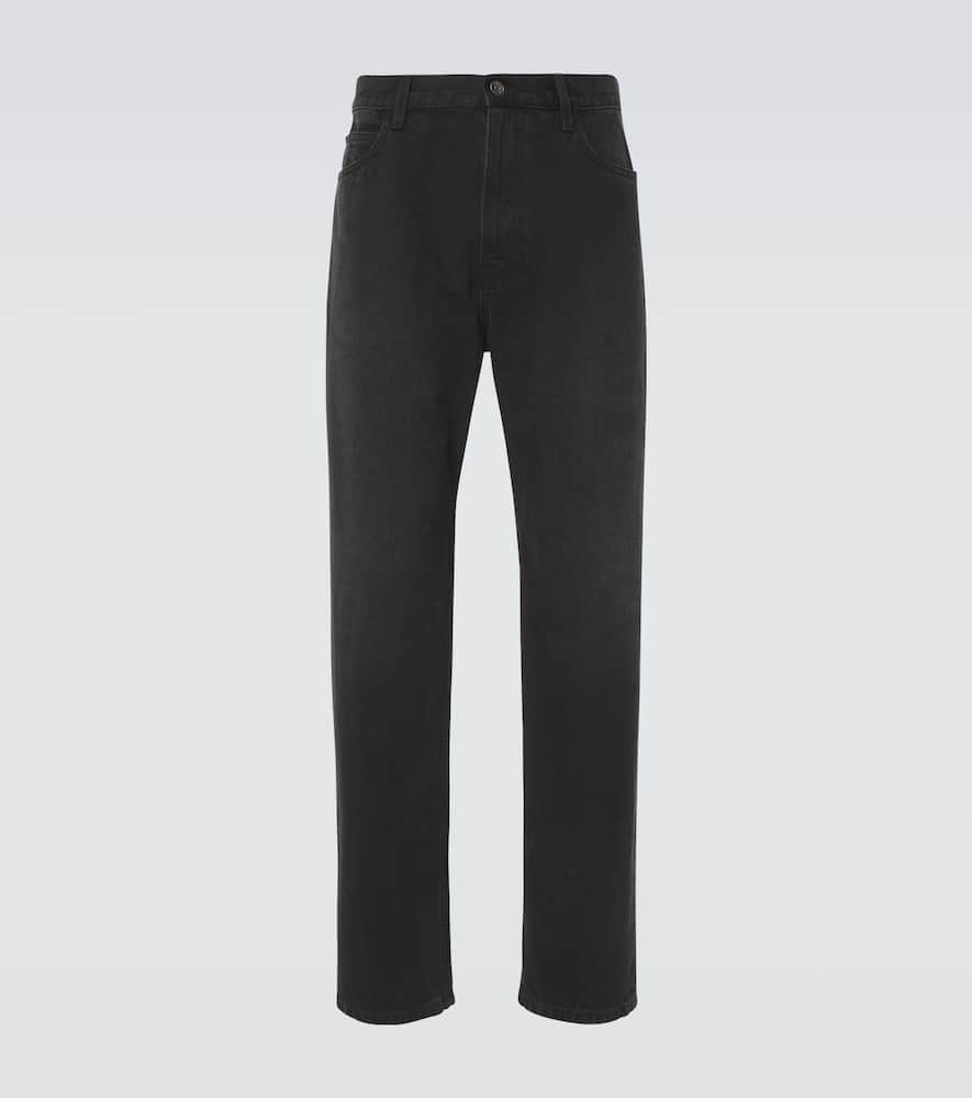 The Row Elordi Straight Jeans - Black | Editorialist