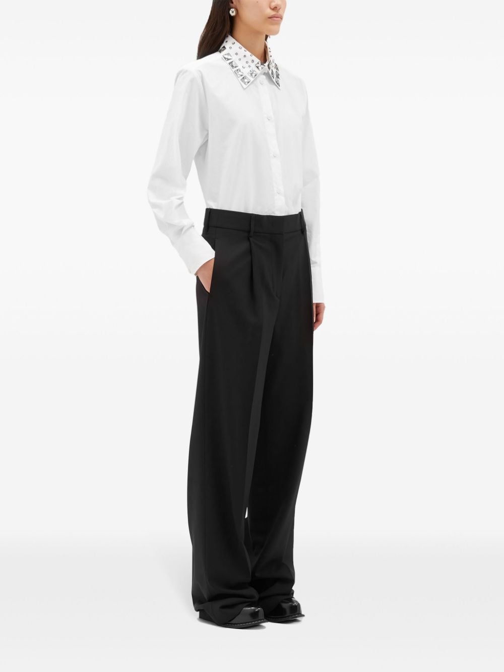 MSGM MSGM Studded Collar Shirt