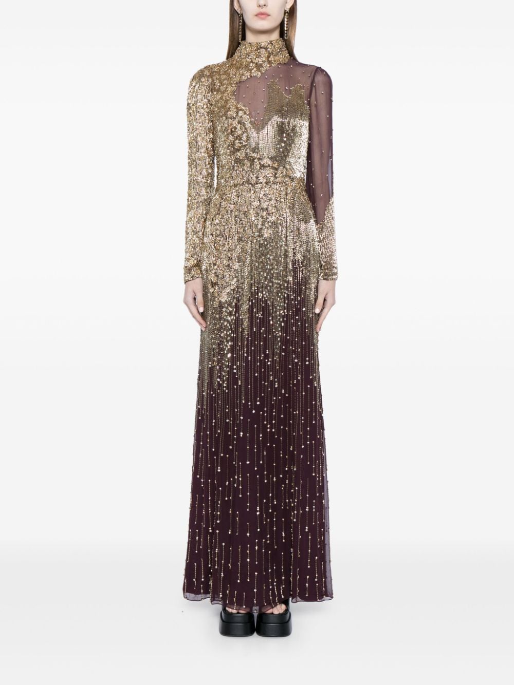 JENNY PACKHAM Jenny Packham Starman Embellished Gown