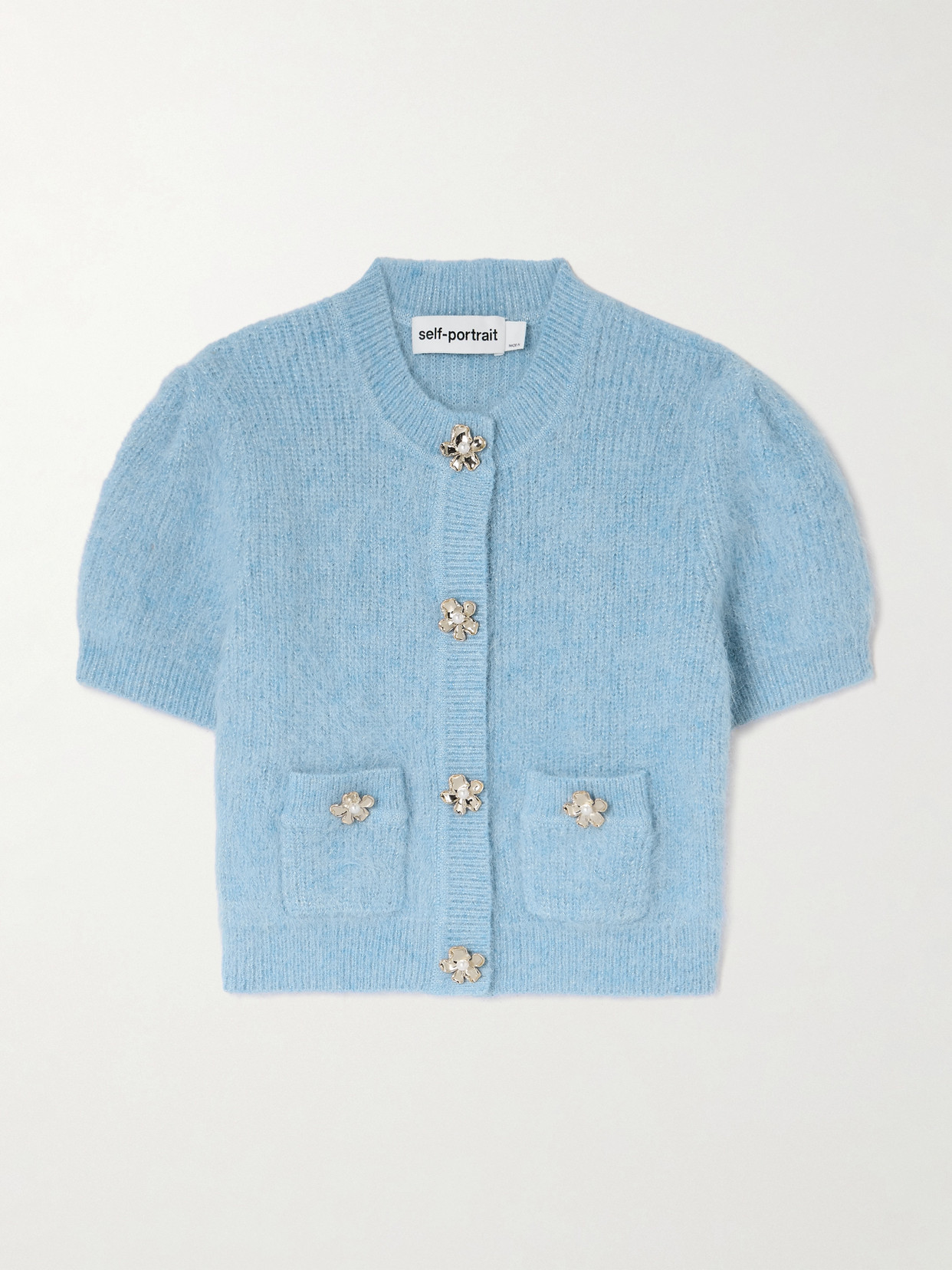 SELF-PORTRAIT CroppedStripedKnitCardigan-ReFa EPI COOL 脱毛器