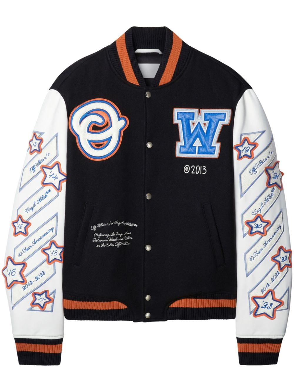 OFF-WHITE Off-White Patchwork Bomber Jacket