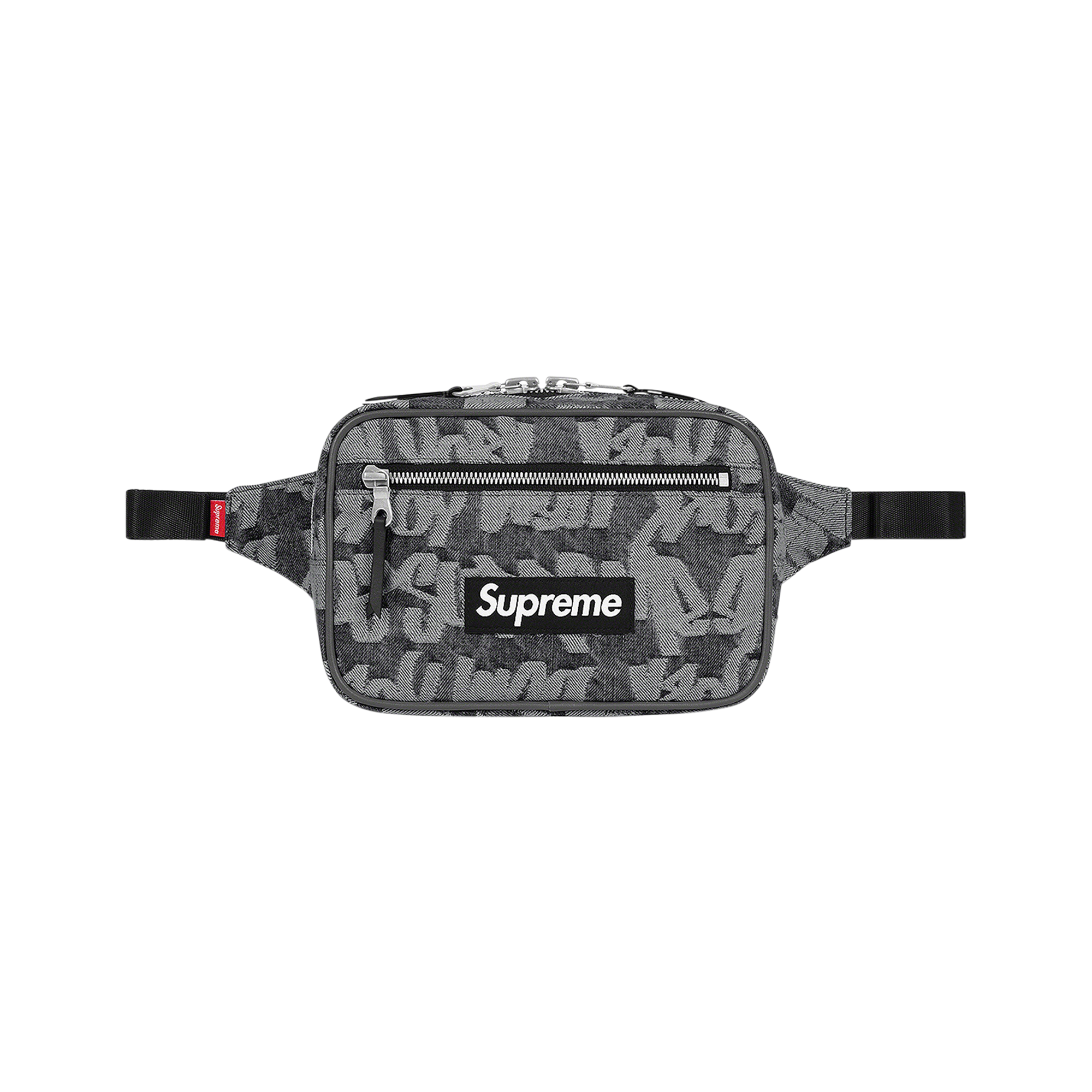 Supreme Fat Tip Jacquard Denim Backpack - Black | Editorialist