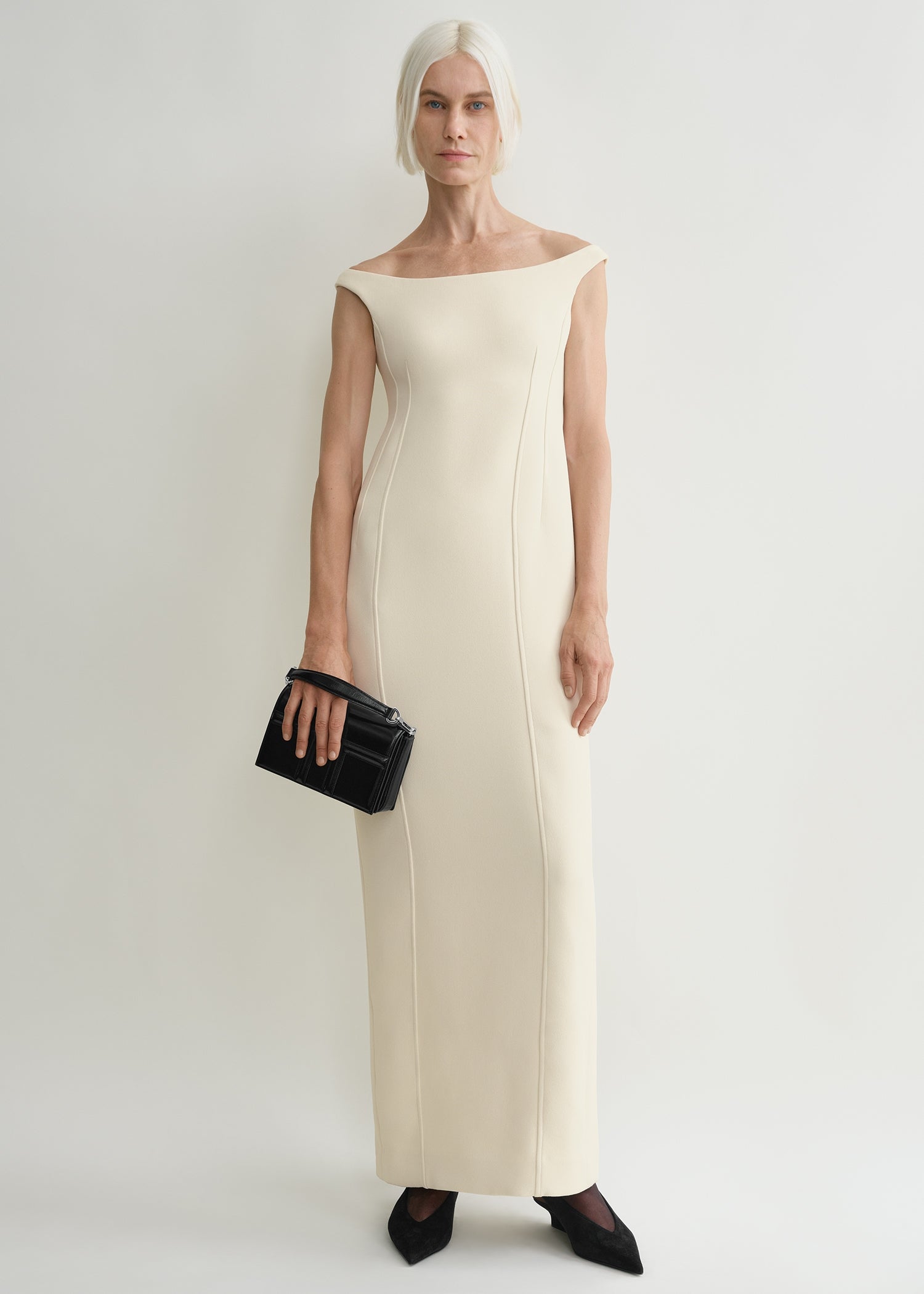 toteme evening dress Toteme - Slouch Waist Wool Dress Poppy - 32