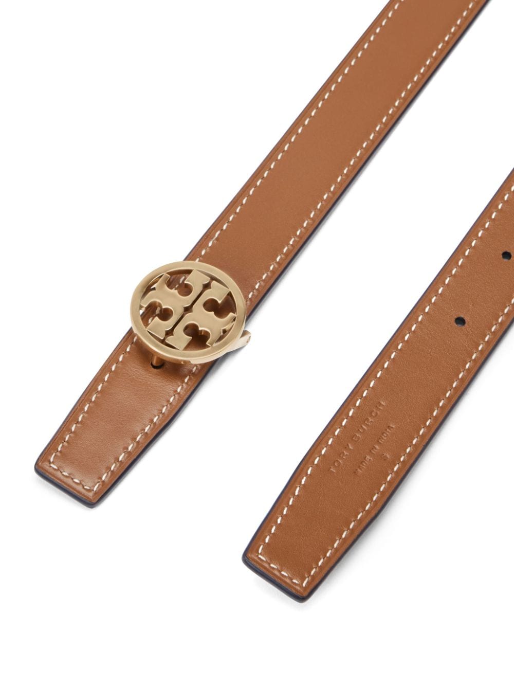 Buy Tory Burch Miller Reversible Belt - Blue At 24% Off  display picture 3