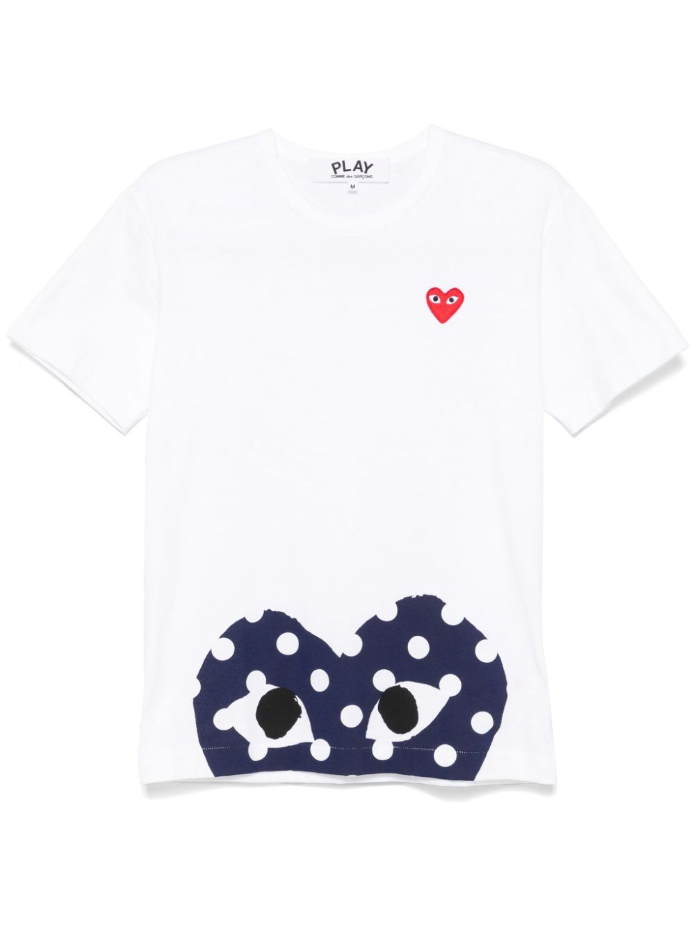 PLAY COMME DES GARCON Comme Des Garçons Play Heart-Patch T-Shirt